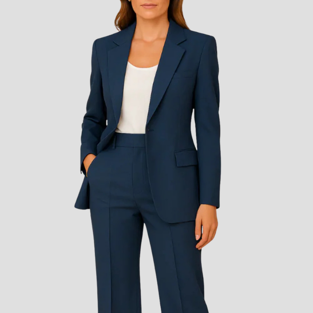 Notch Lapel Blazer for Women